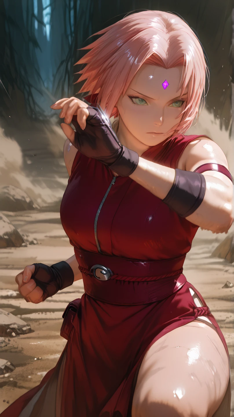 Create a hyper-realistic live-action portrait of a strong and intelligent kunoic - SeaArt AI