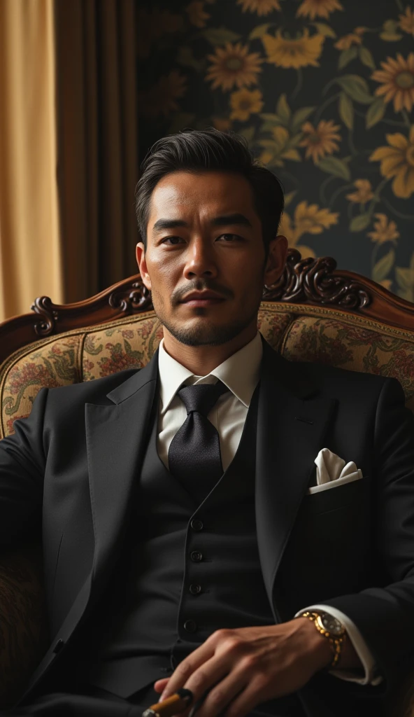 Mr.Too Late, Old boys club, God father, Sit on a heavily upholstered ...