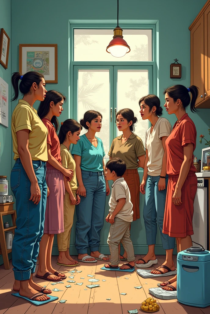 Criticism, Cartoon about domestic workers suffering moral harassment ...