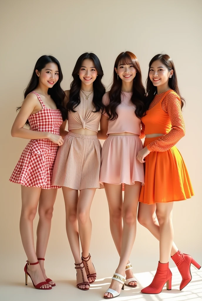 Kpop group with 4 female members like Blackpink with the cute concept ...