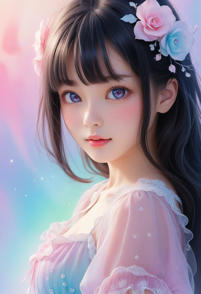 Perfectly structured, (watercolor), digital illustration, anime style ...