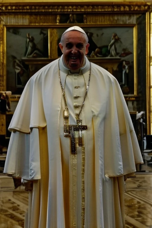 The ghost of Pope Francis haunts the St.Peter's Basilica in Vatican ...
