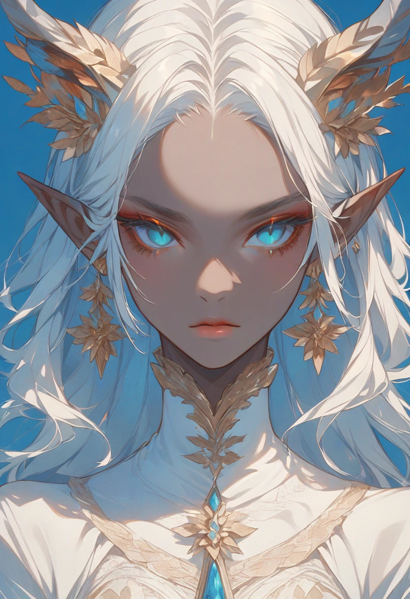Dark elf,dark skin woman, - SeaArt AI