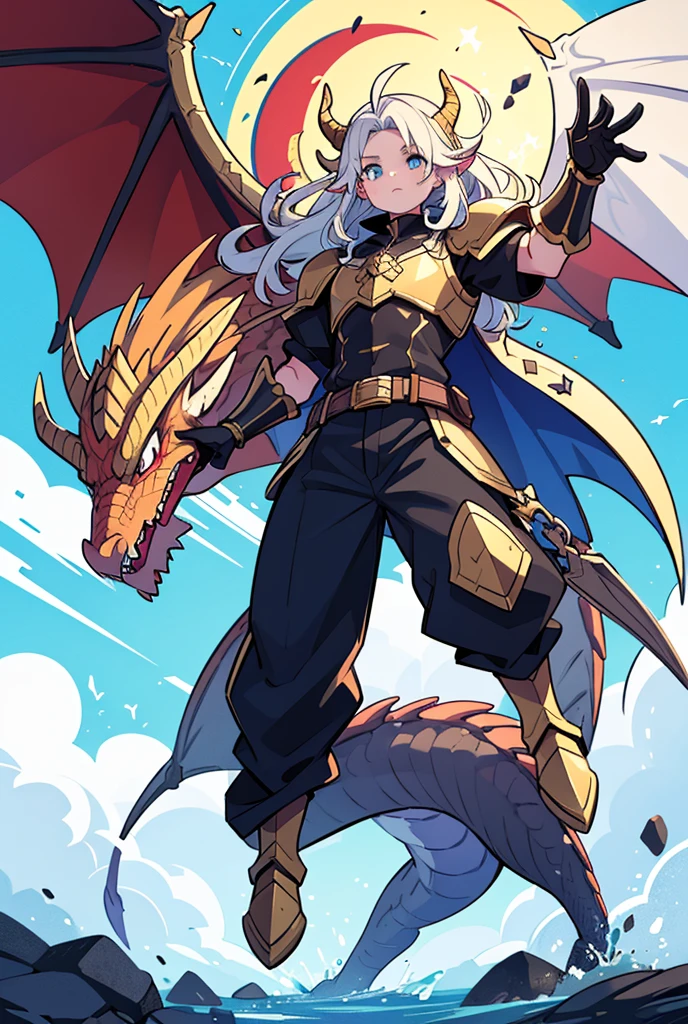 Guy man Male ager primordial dragon gijinka, primordial dragon scales ...