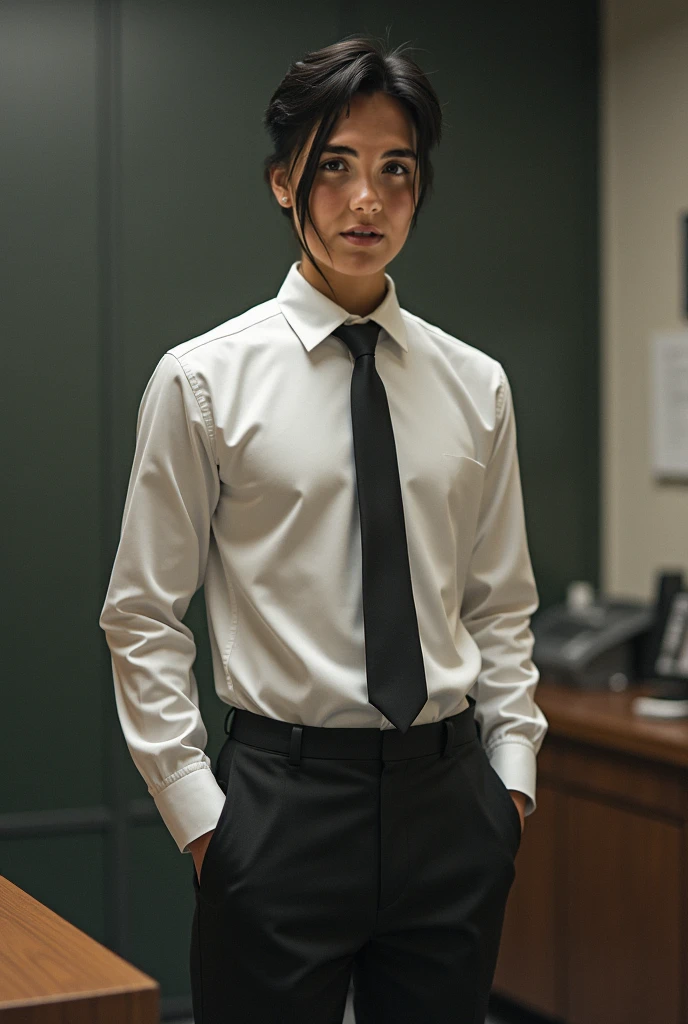 Put on the paper house uniform in them - SeaArt AI