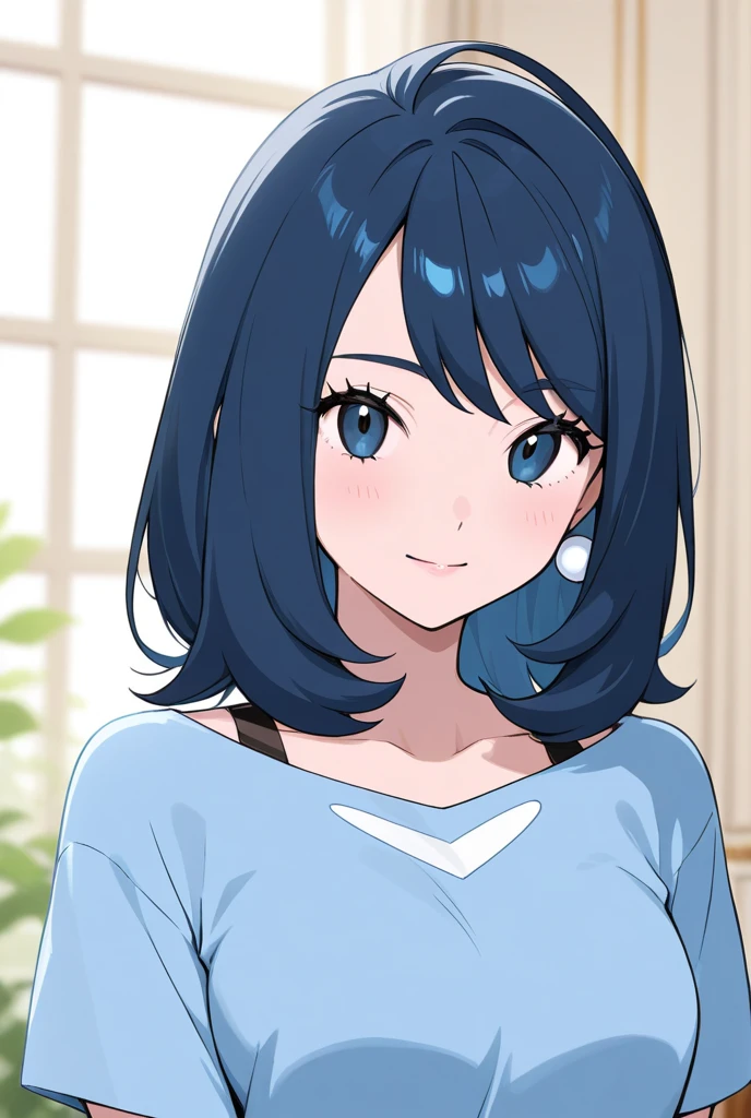 Pokemon、Rico、 black blue hair、medium hair - SeaArt AI