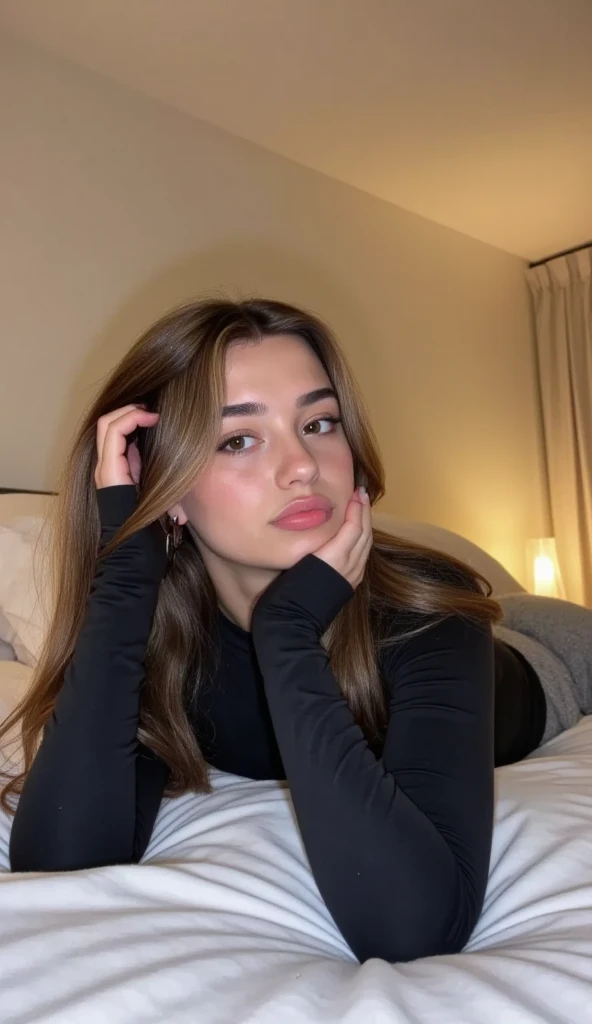 Realistic nighttime photo Realistic nighttime photo of Mikayla - SeaArt AI