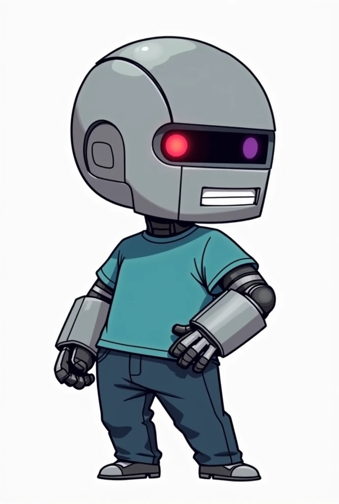 Generate a image with the pose chest facing slightly to the side ...