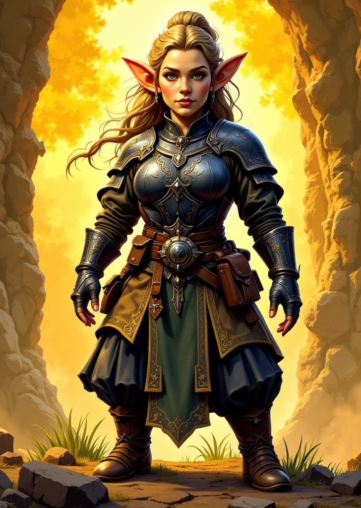 An extremely detailed comic book illustration of a stunningly beautiful ...