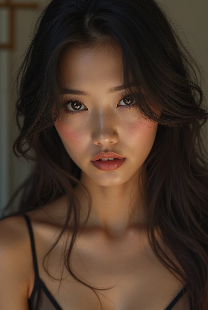 An asian girl that has a seductive look - SeaArt AI
