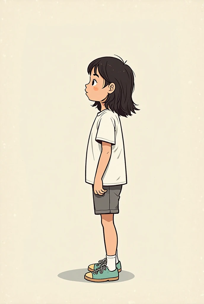 Fait moi une image de bd simple à dessiner avec une petite fille qui ...