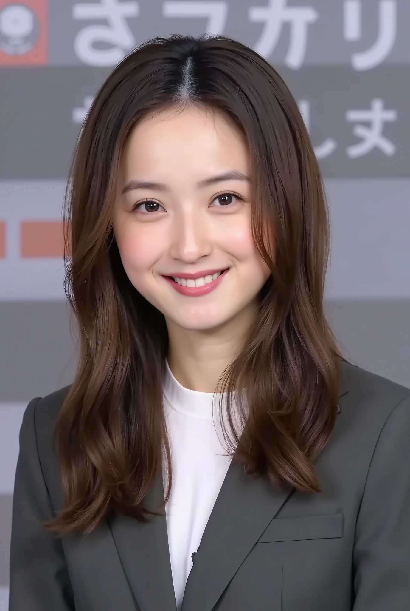 This is Japanese News Caster NHK News.., serious expression - SeaArt AI