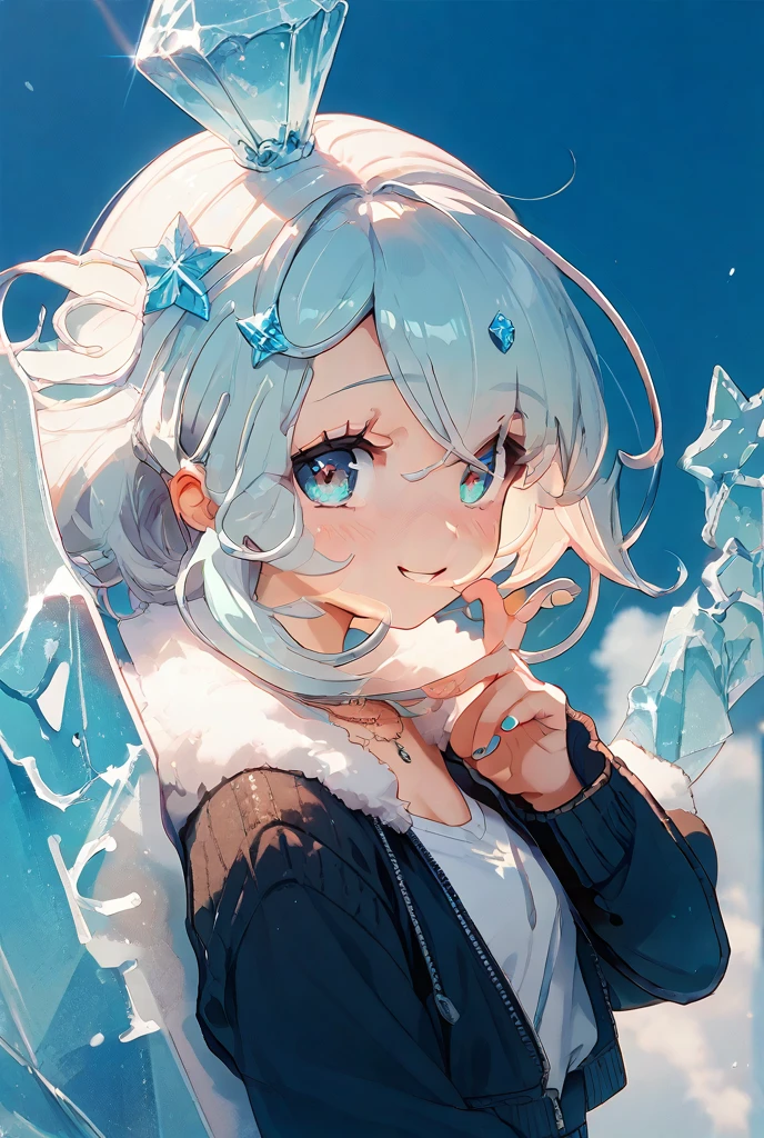 Ice personification cute - SeaArt AI