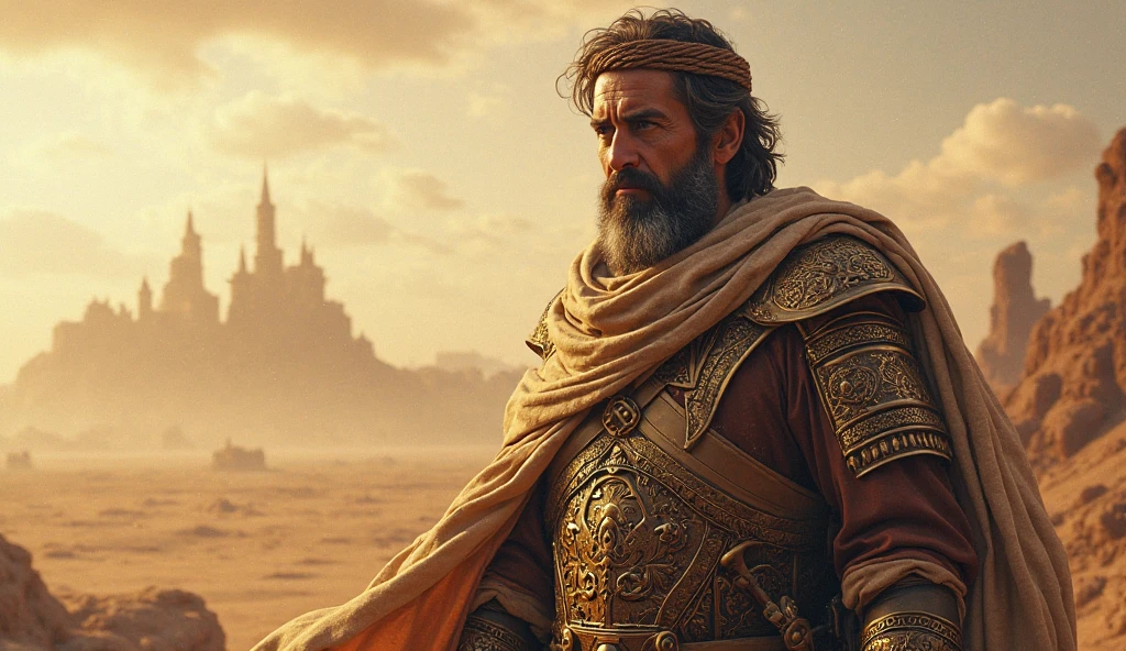 Tariq bin ziyad in eight century - SeaArt AI