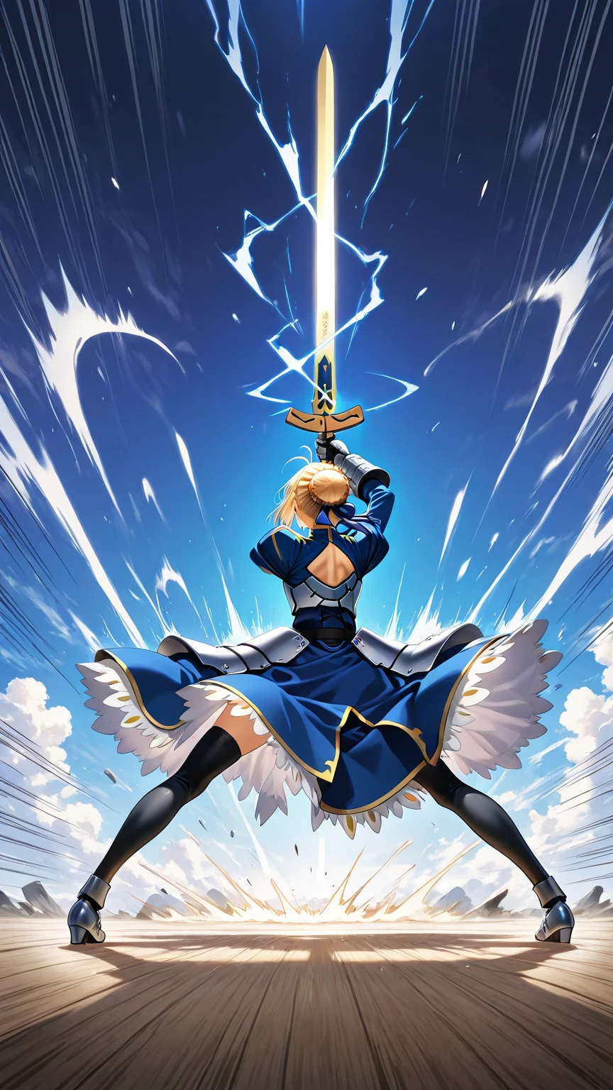 Best quality, highly detailed, very aesthetic, Saber in fate - SeaArt AI