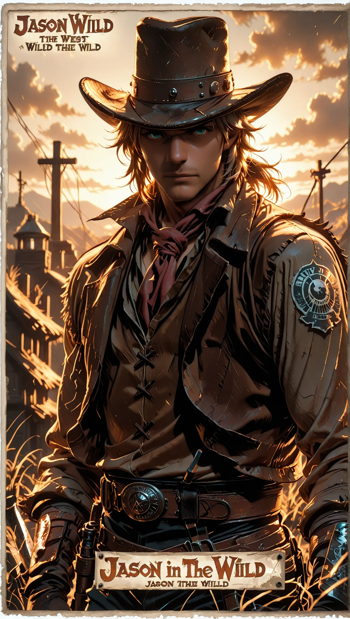 Jason in the Wild West - SeaArt AI