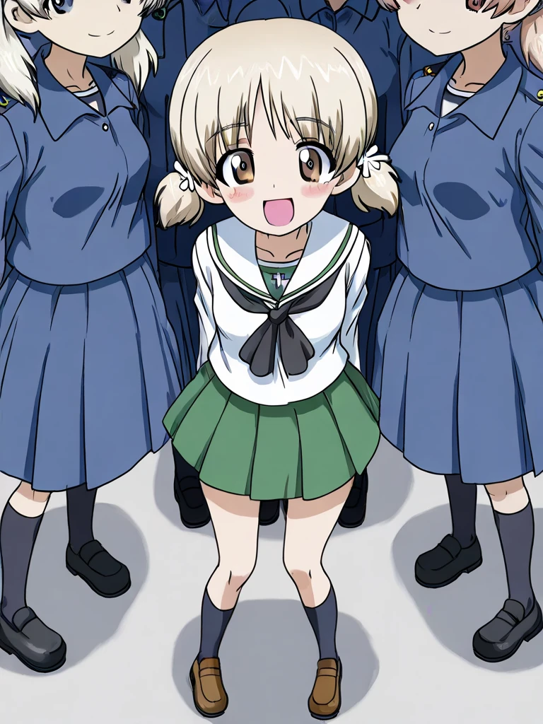 Continuing High School,Aki,girls&panzer,girls and tanks,Aki(Gup - SeaArt AI