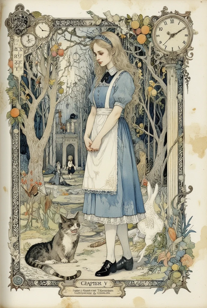 An old Victorian-style illustration, reminiscent of an engraving from a ...