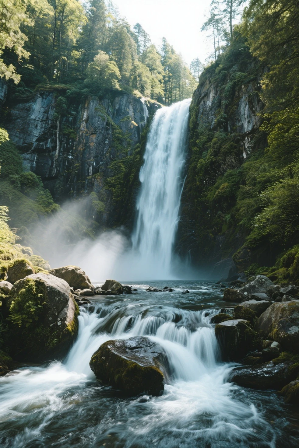 Horsetail Fall - SeaArt AI