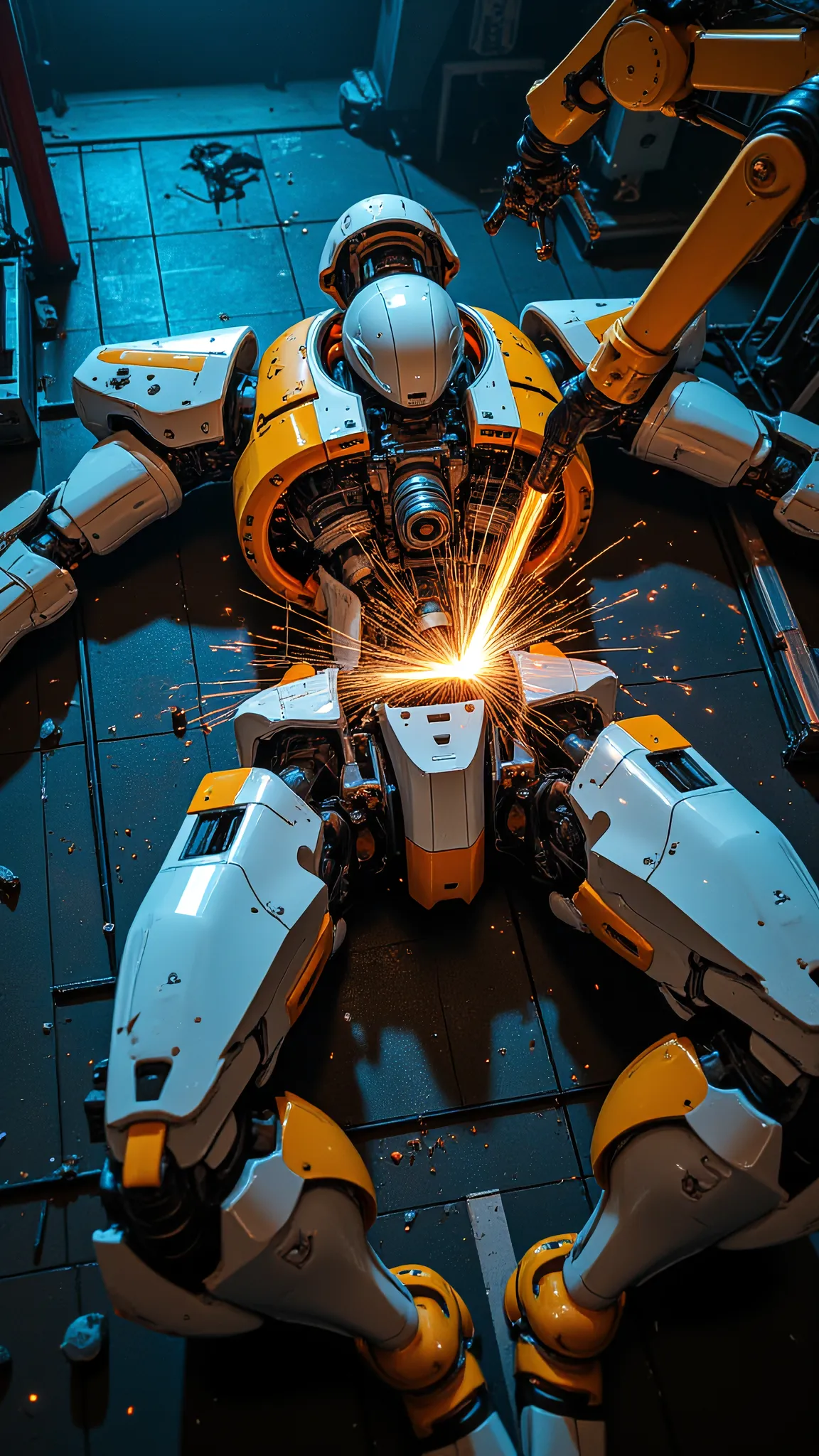 (0430) Repairing a damaged robot