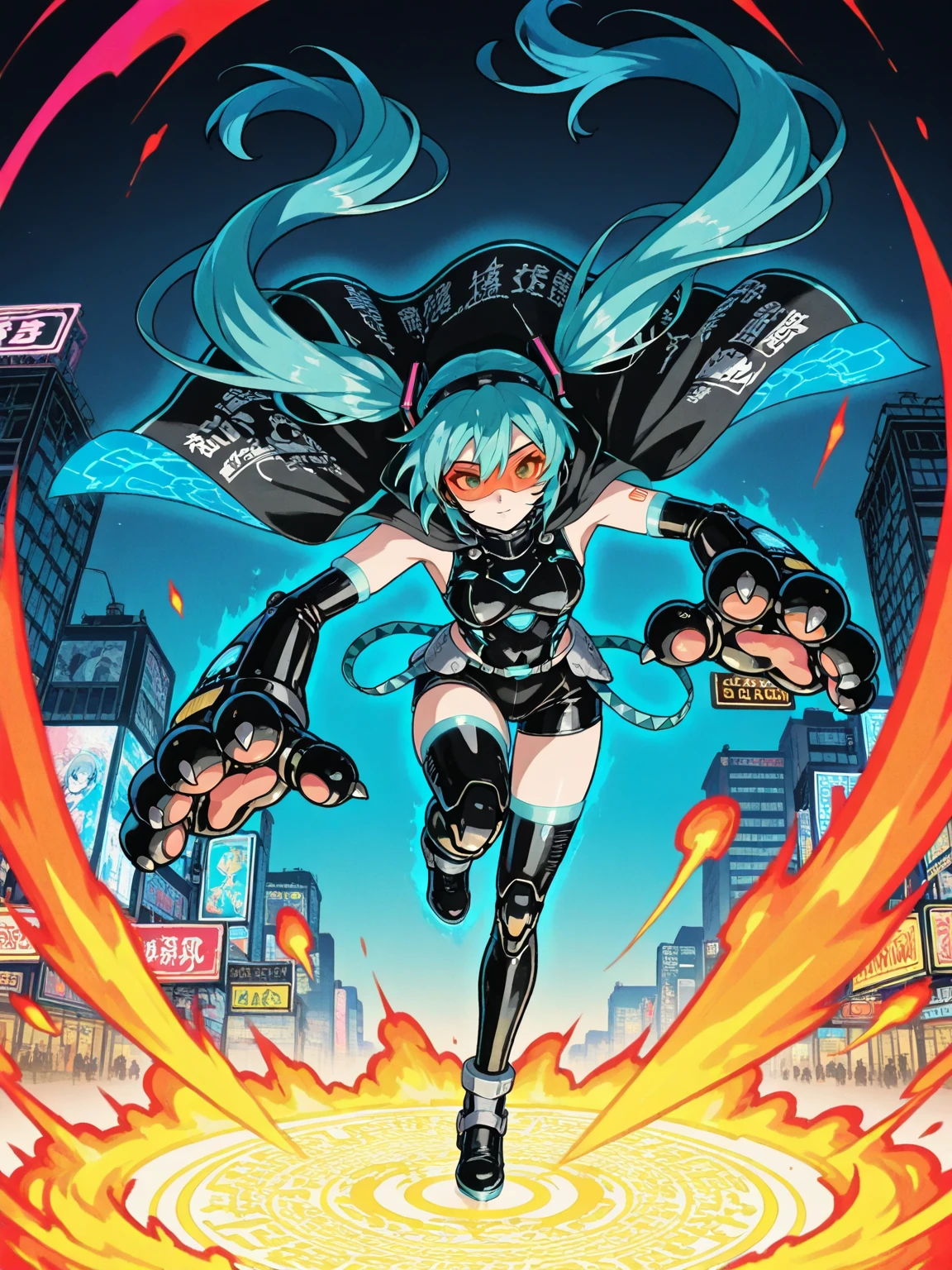 Agent Xueying, the mechanical feline operative, dons an Akira Toriyama ...
