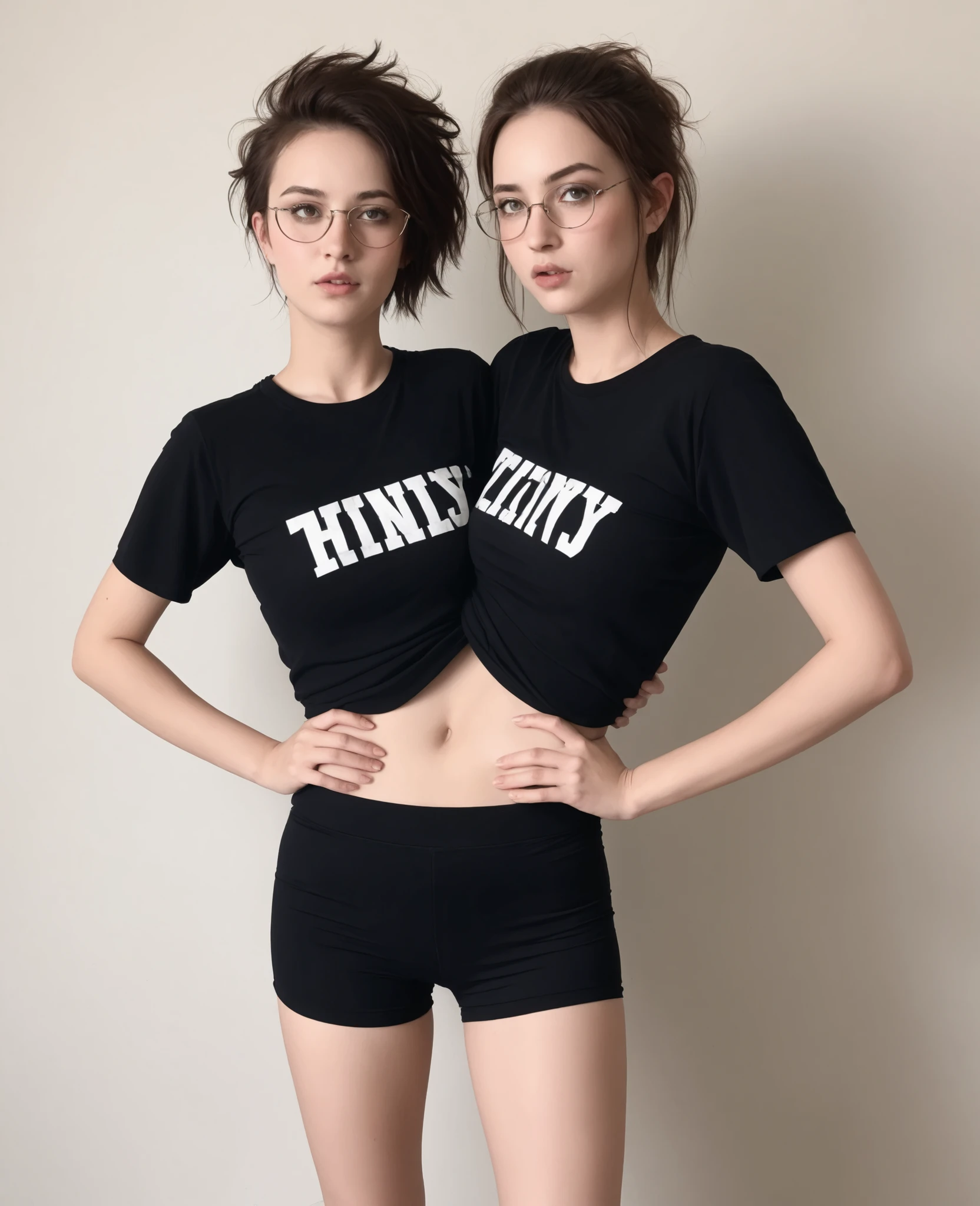 best resolution , 2 heads, woman with two heads , connected - SeaArt AI