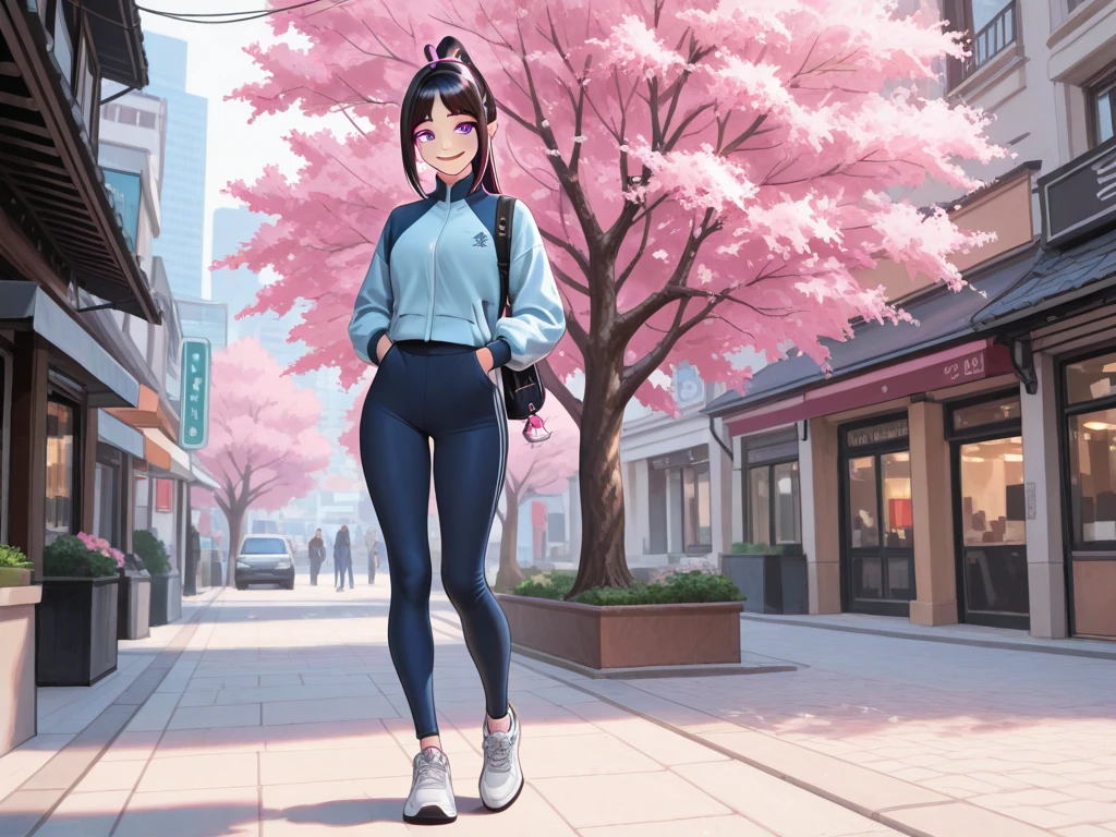 The image is a digital illustration featuring an anime-style character ...