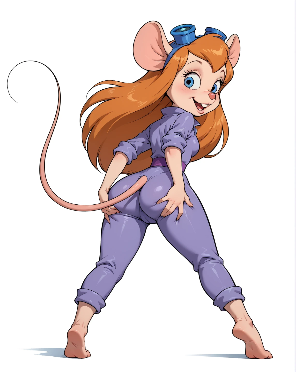 Score_9, score_8_up, score_7_up, Gadget, mouse girl, round mouse ears - SeaArt AI