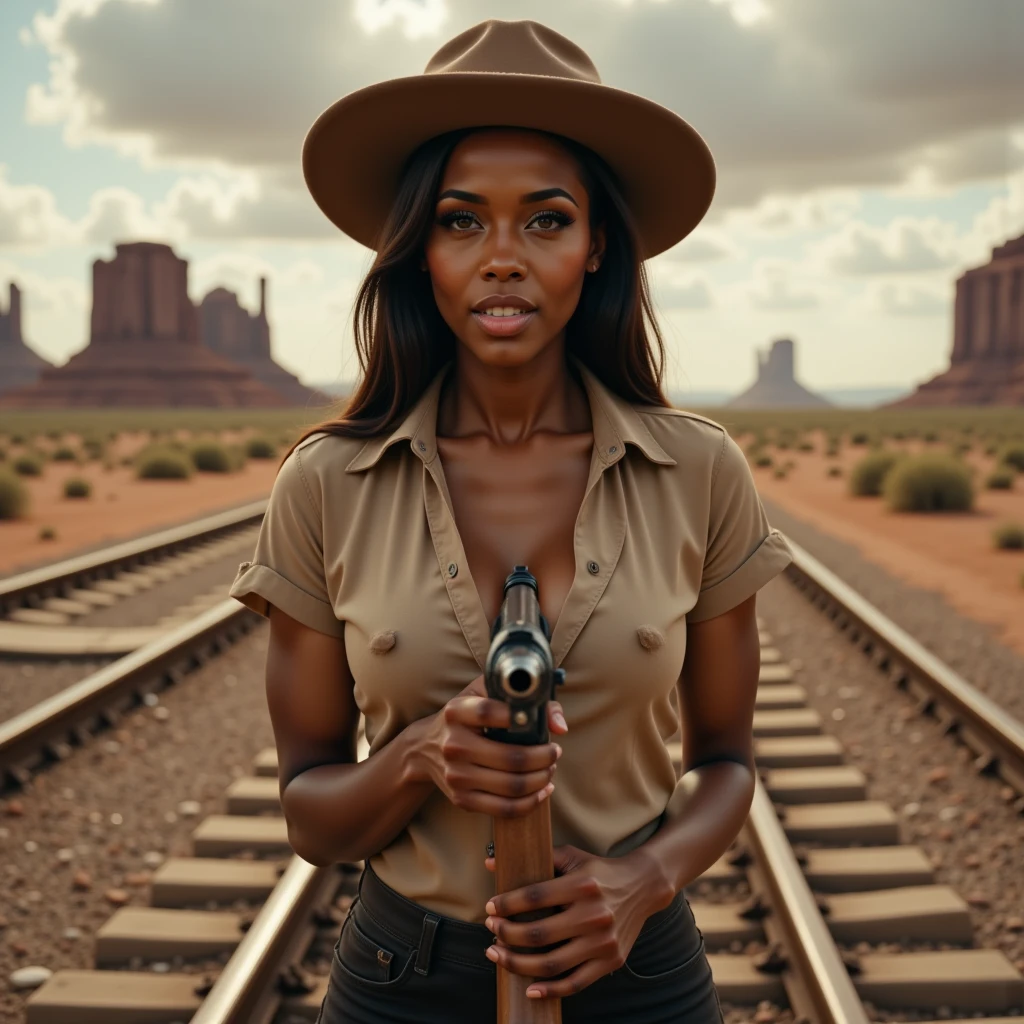 Cinematic hyperrealistic photograph,Sergio Leone film style,4k - SeaArt AI