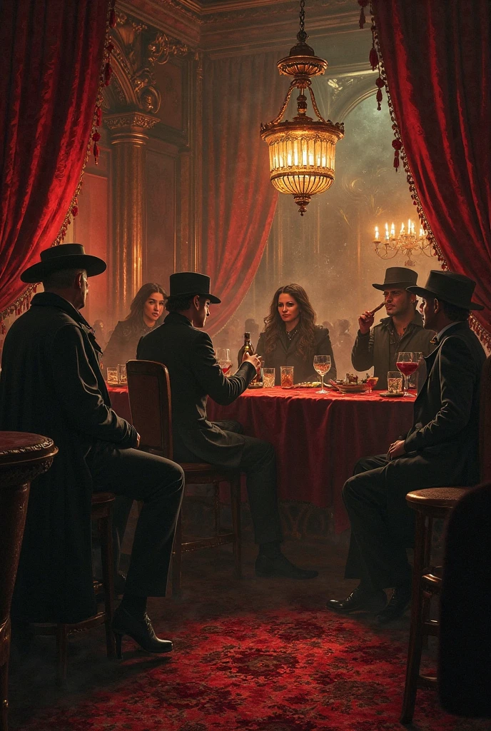 秘密の地下バーで，放蕩の物語とは