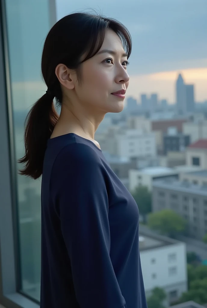 Mature Japanese woman, 48 years old, ultra realistic, high resolution ...