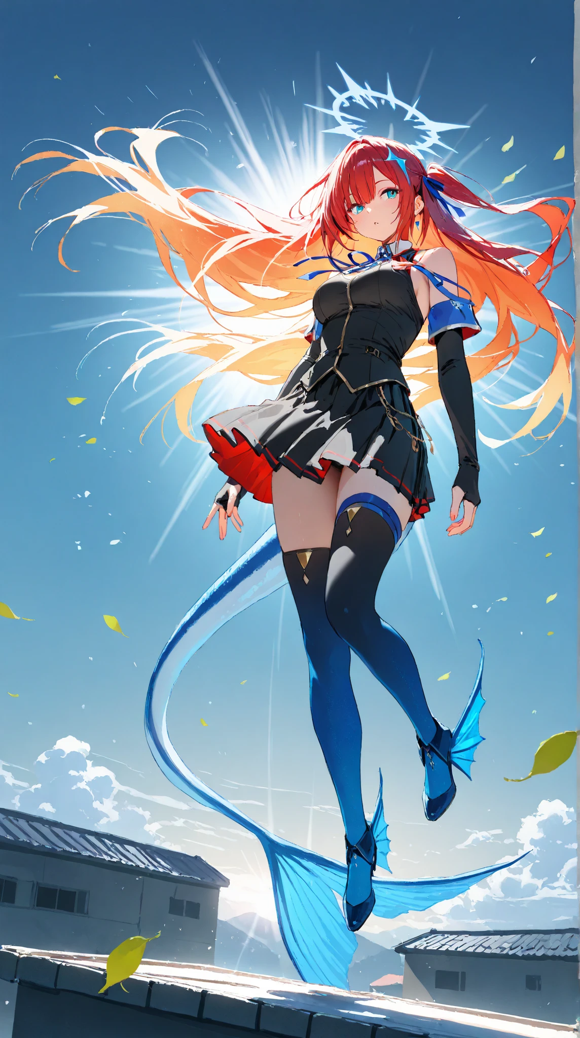 Masterpiece, best quality, amazing quality, a floating in the sky ...