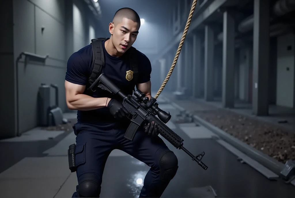 [CHARACTER] **Male Character (Korean Tactical Agent)** - SeaArt AI