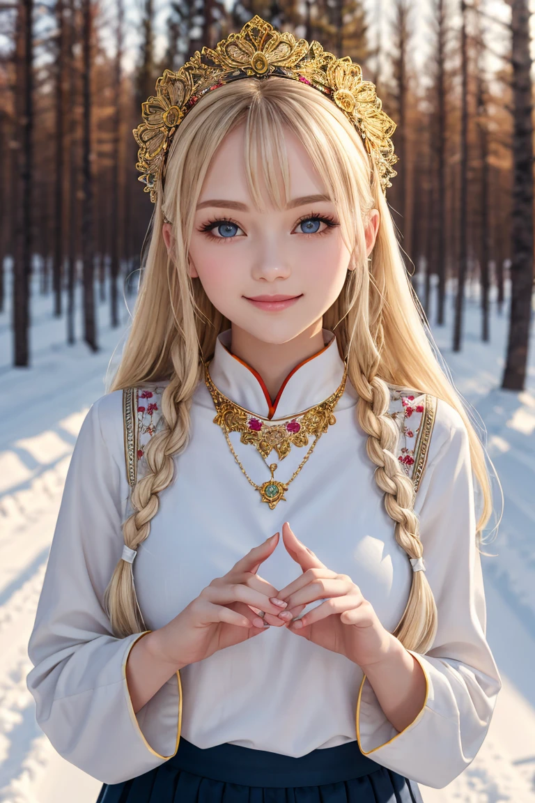 Black Japanese upstyle、Russian beautiful girl（20〜23 years old - SeaArt AI