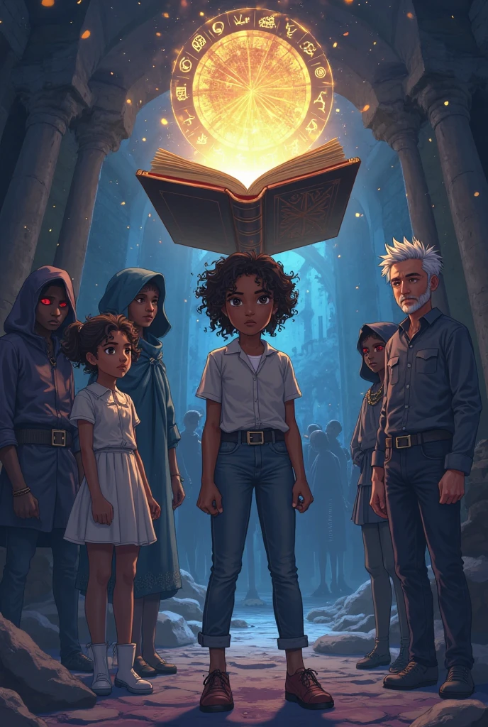 A Story Cover: The scene takes place against the dark background of a ...