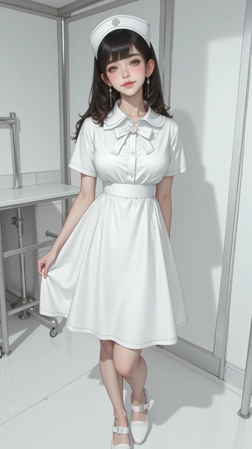 「uniform」 Japanese、 nurse、nurse、cute、full body、 - SeaArt AI