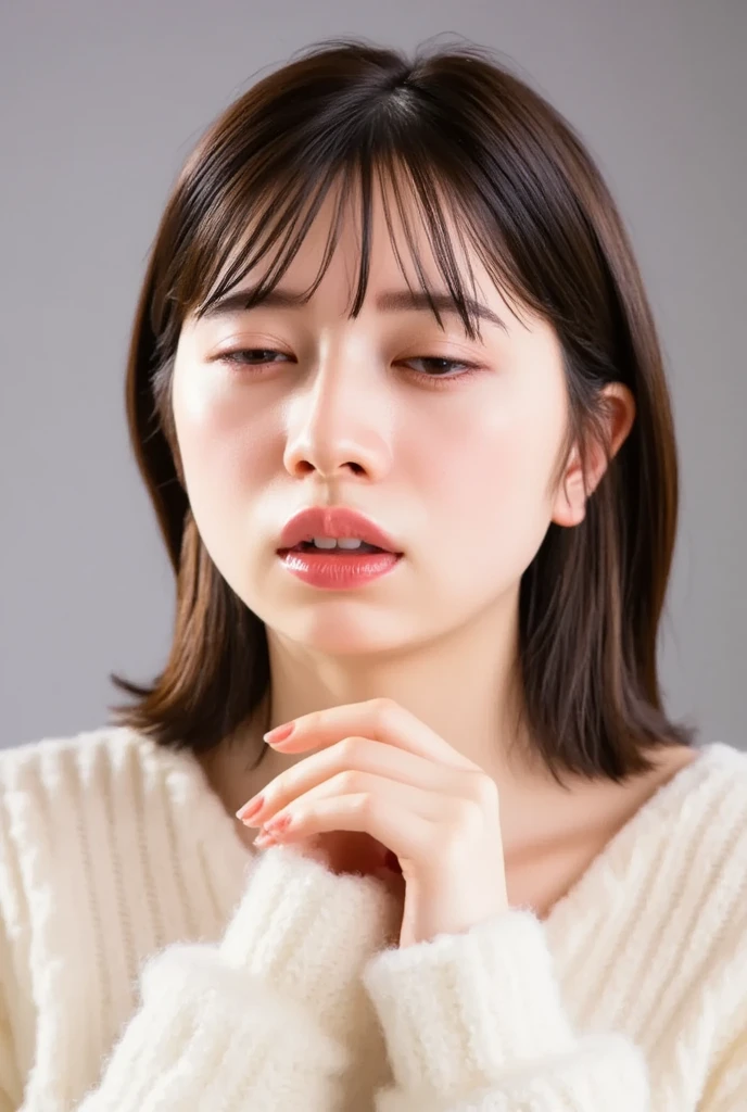 23-year-old Japanese women, Upper body photo, facing upwards - SeaArt AI