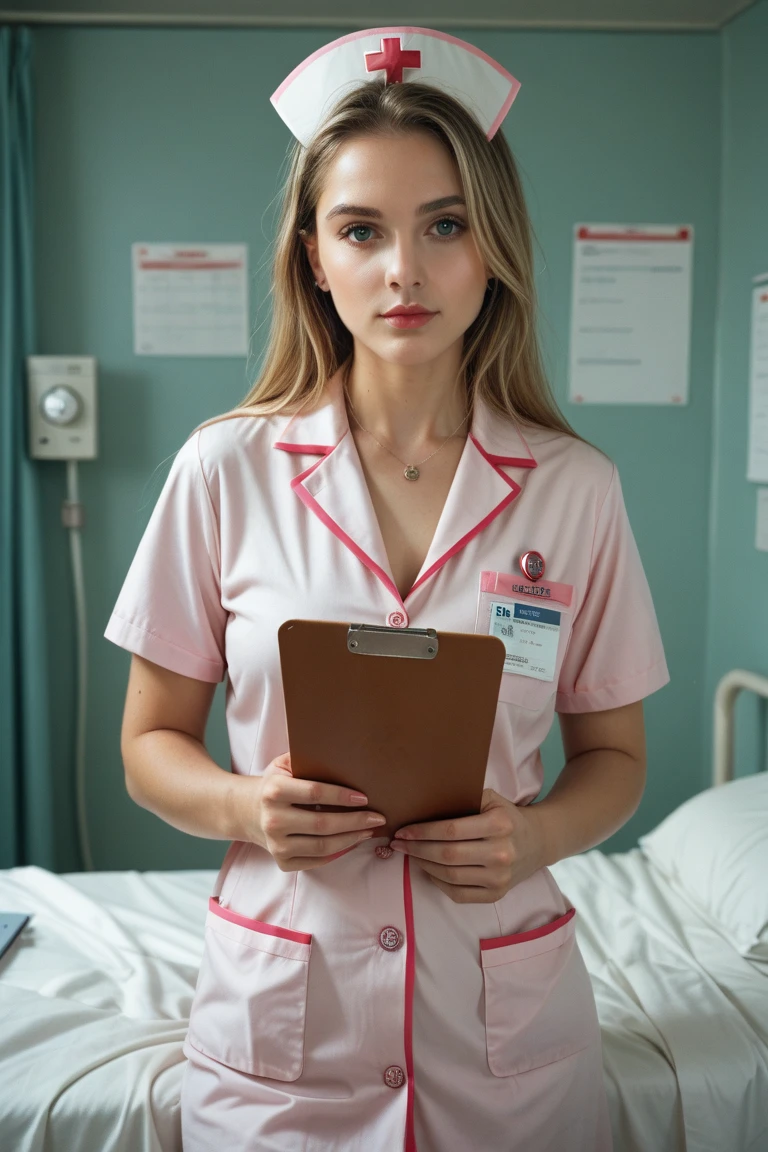 Masterpiece, ultra-detailed, photorealistic, 1girl, pastel scrubs - SeaArt AI