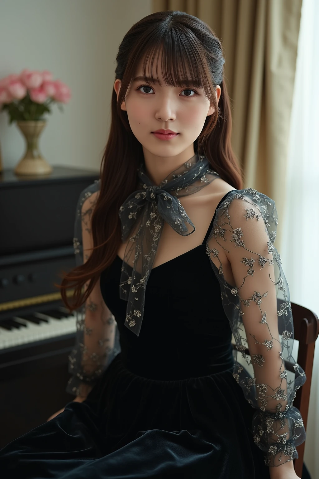 Photorealistic, 8K, soft diffused lighting, a young girl, Japanese ...