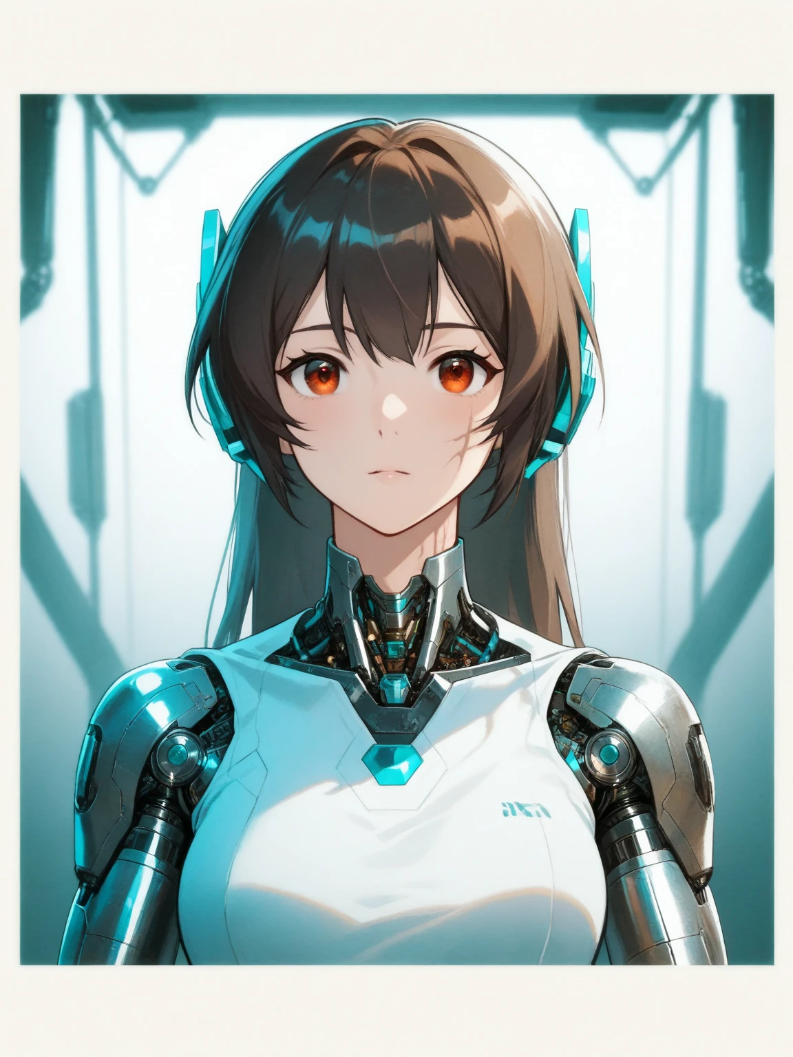 Two-dimensional，Cartoon anime style，1girl, Characteristics of the ...