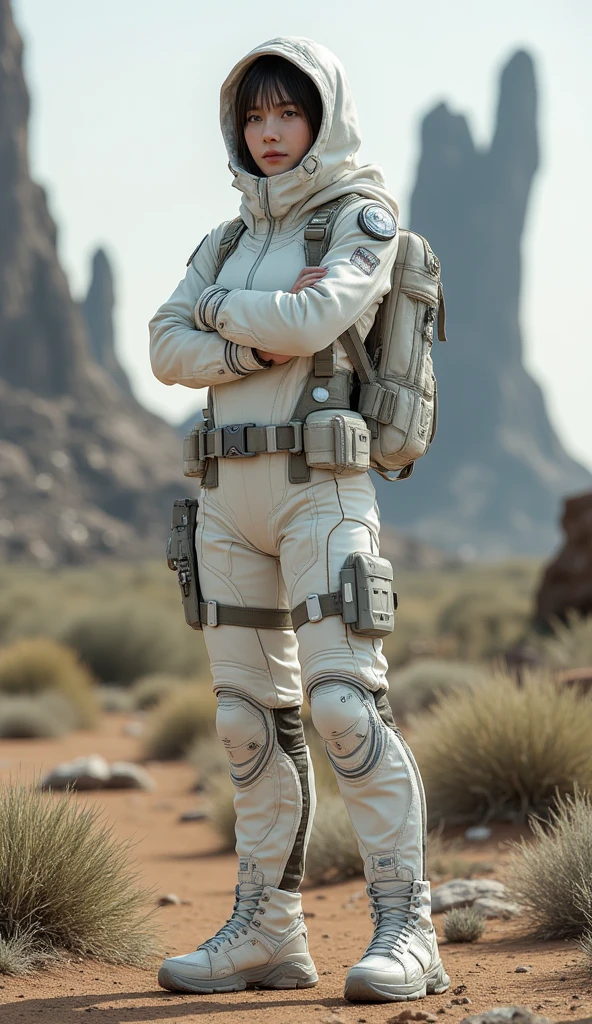 Cybernetic ranger、SF's Wasteland, Extreme Photographs Realistic Female ...