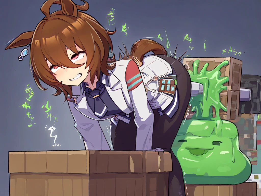 Minecraft sheep fucking machine, best quality, 1girl, Agnes Tachyon ...