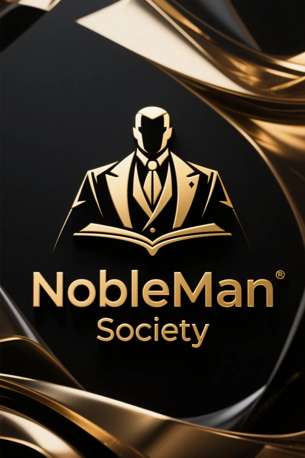 Creates a corporate logo called “NobleMan Society``, with an emphasis ...