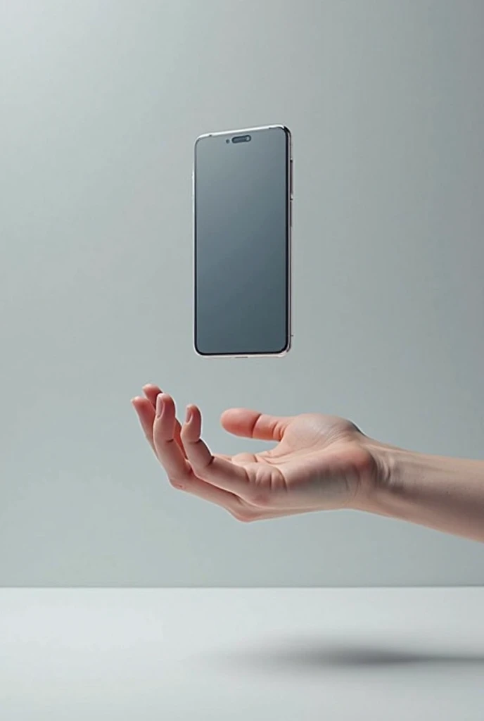 A watching mobile and is distance between mobile and hand - SeaArt AI