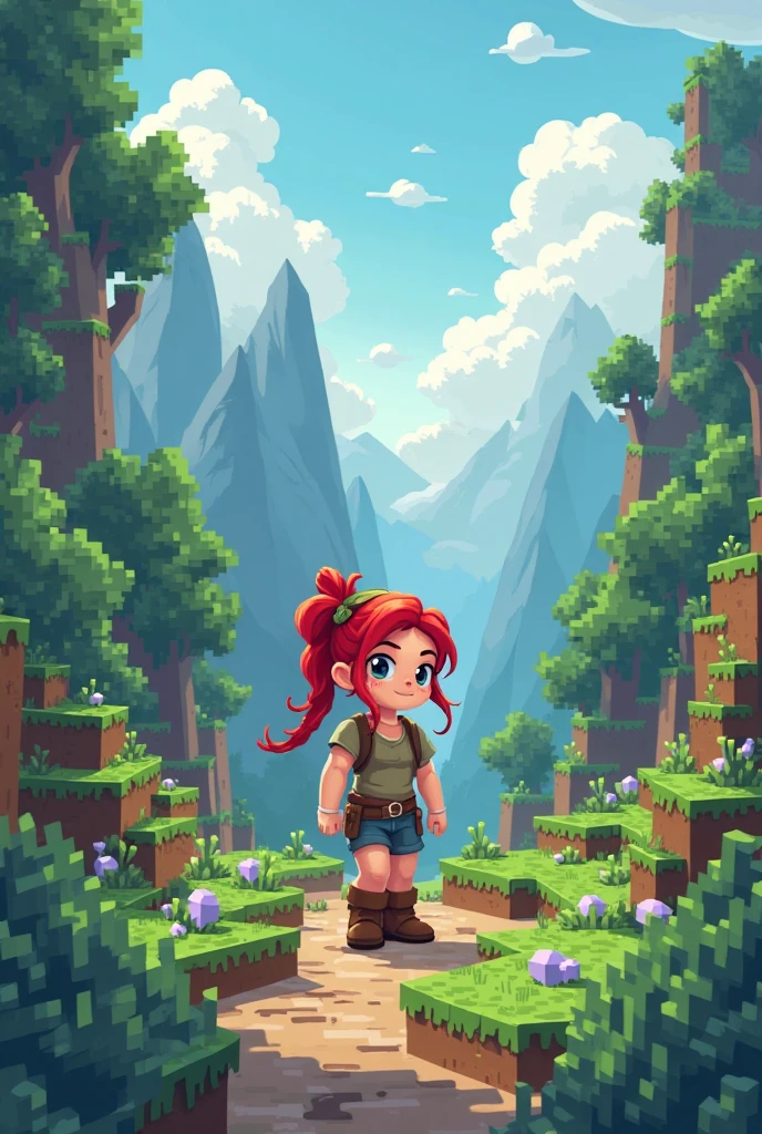 Minecraft alex girl big - SeaArt AI