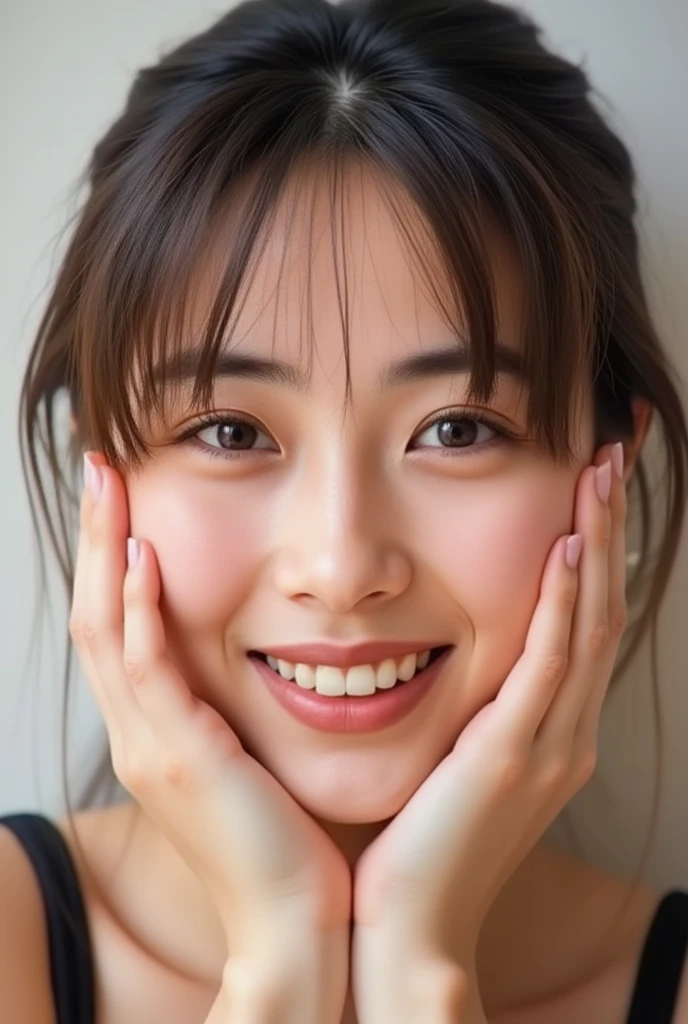 Extreme close-up portrait, beautiful girl with her love-struck - SeaArt AI