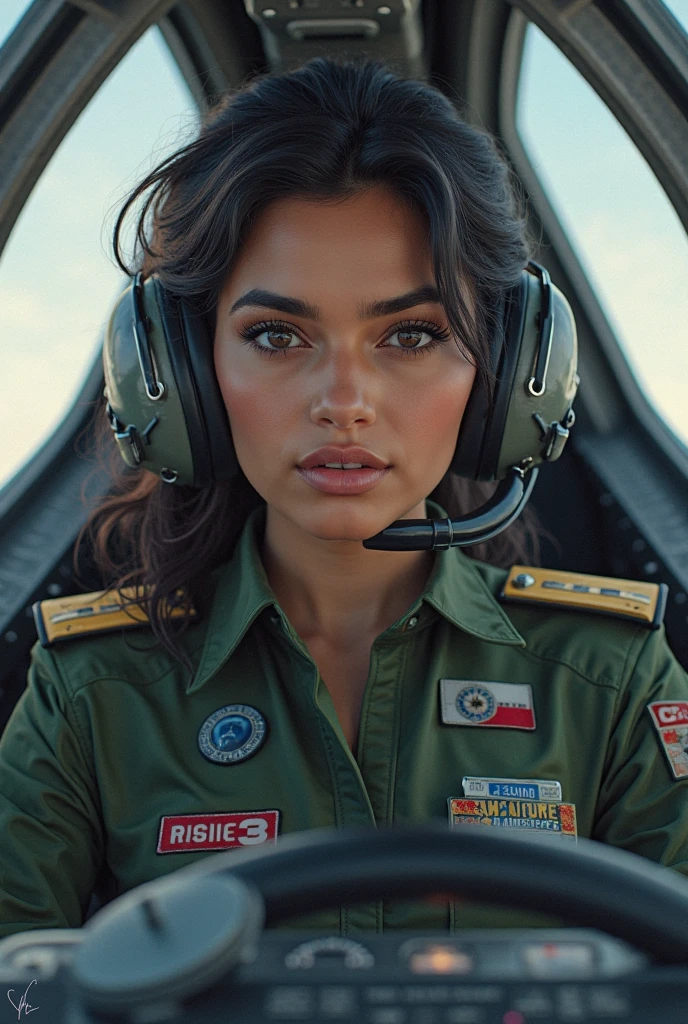 My face in GD female pilot of Pakistan - SeaArt AI