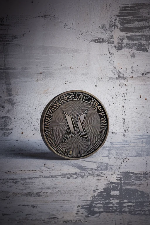 Logo for the 'MIRA' coin in the Slavic rune style - SeaArt AI