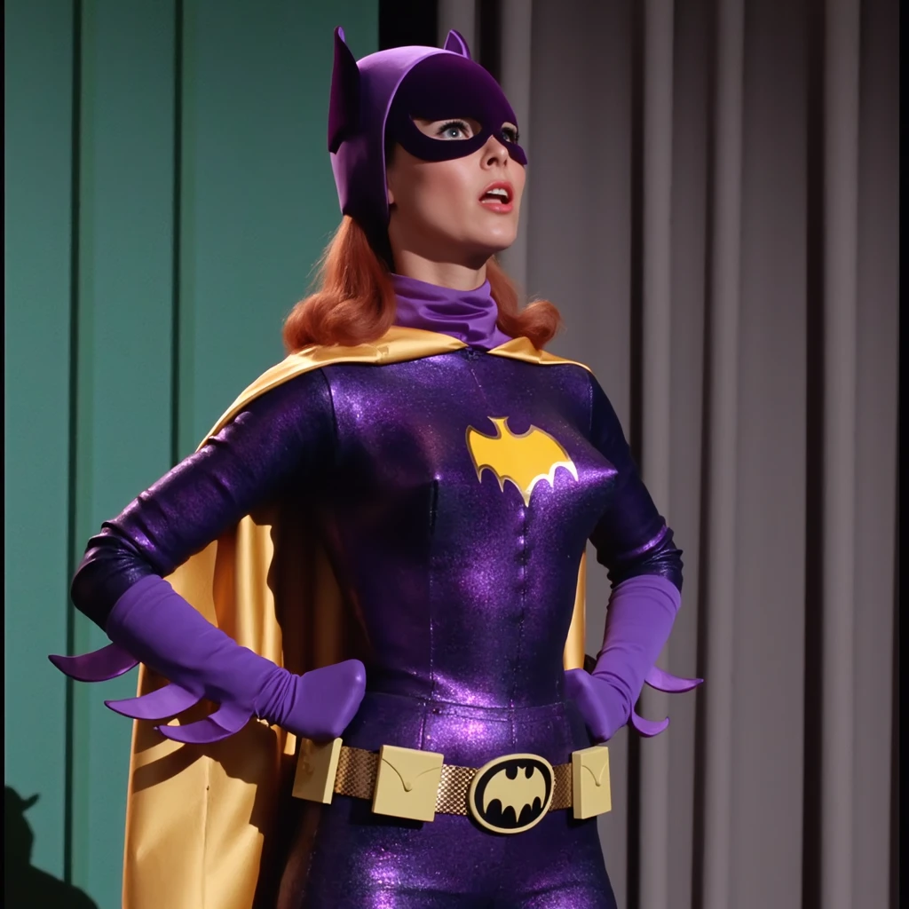 B4tg1rl WOMAN , Yvonne Craig woman , Yvonne Craig as Batgirl - SeaArt AI