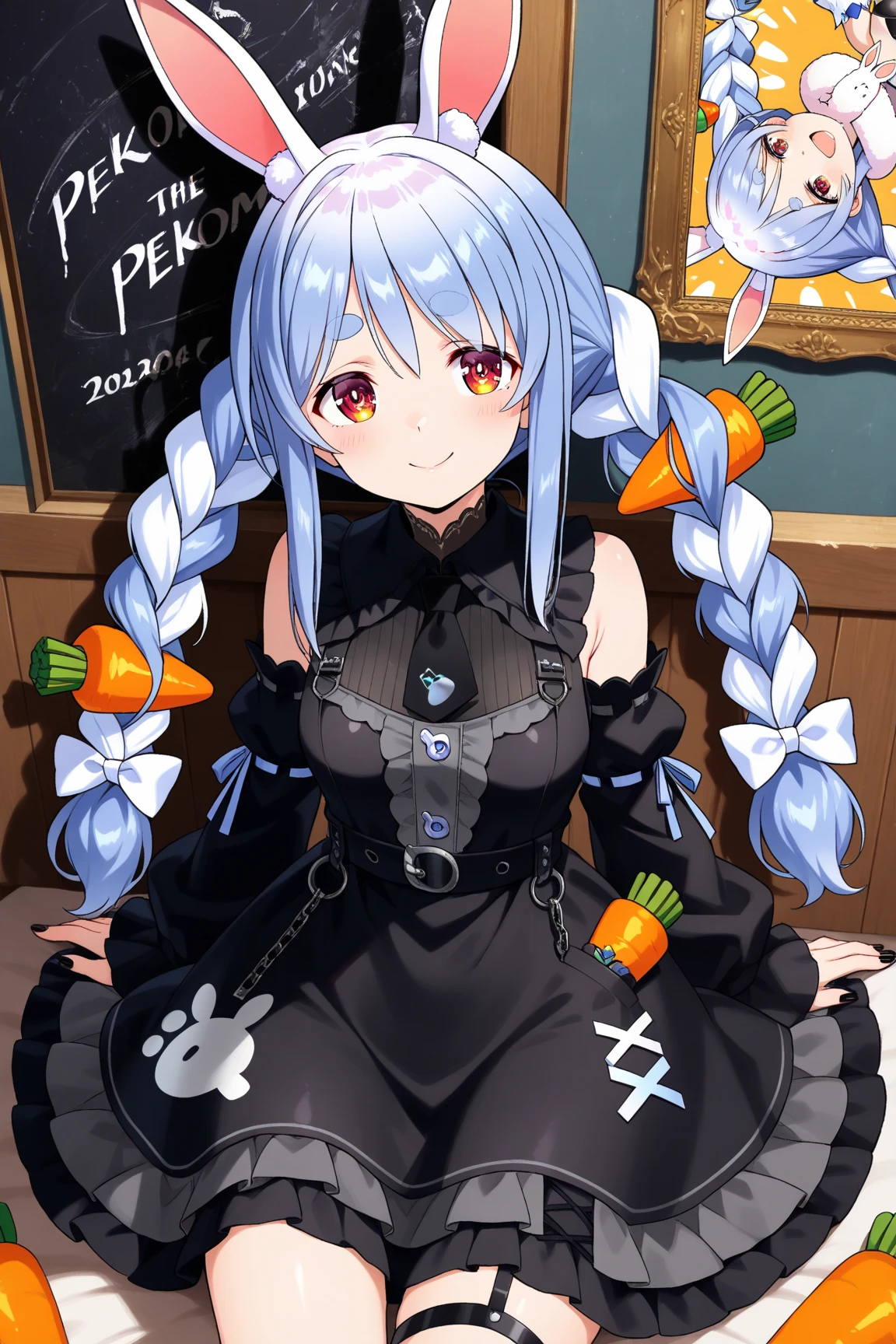 Two girls,usada pekora. pekomama（vtuber） masterpiece quality - SeaArt AI